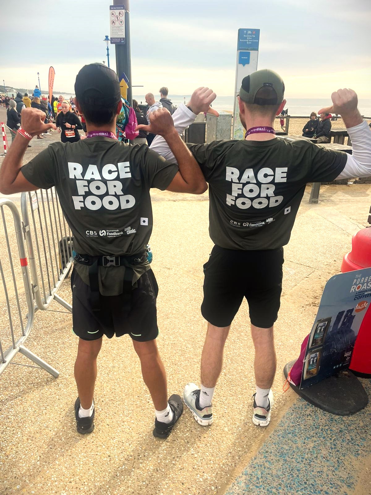 Race for Food Runners T-Shirts - Bournemouth Foodbank